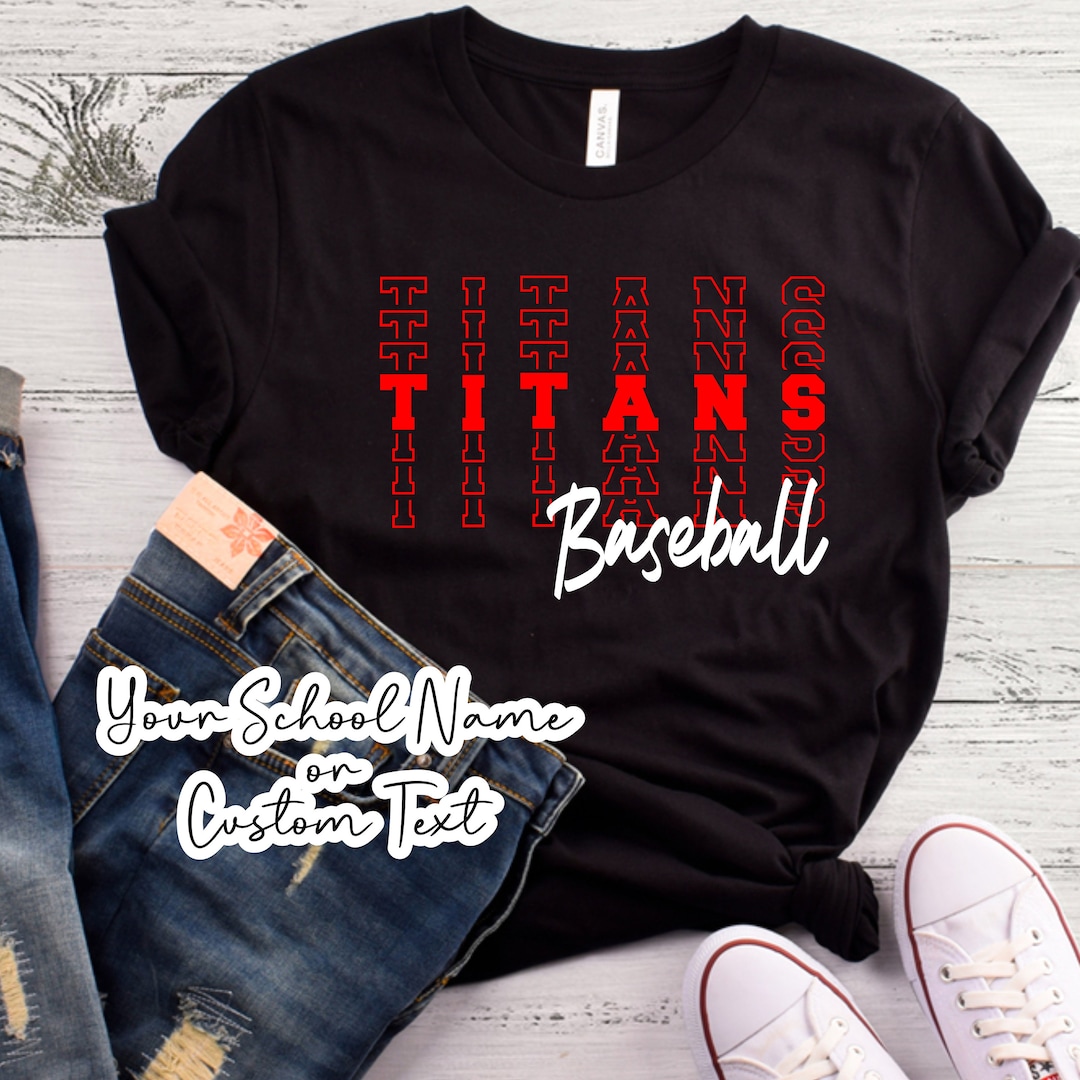 Custom Baseball Shirts - Custom High School Shirts- Custom Mascot ...