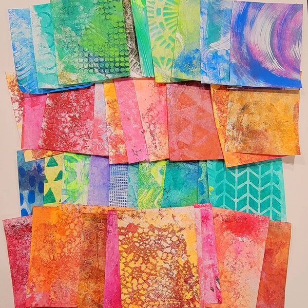 Blue Collage Kit - Etsy