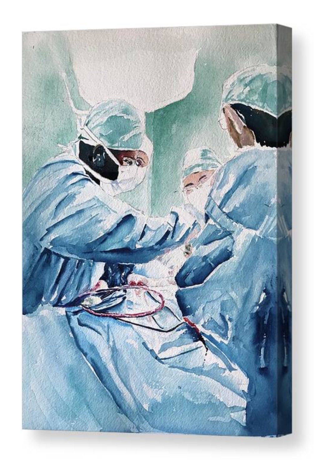 Medical Surgery Watercolor/doctors Office Art Watercolor | Etsy