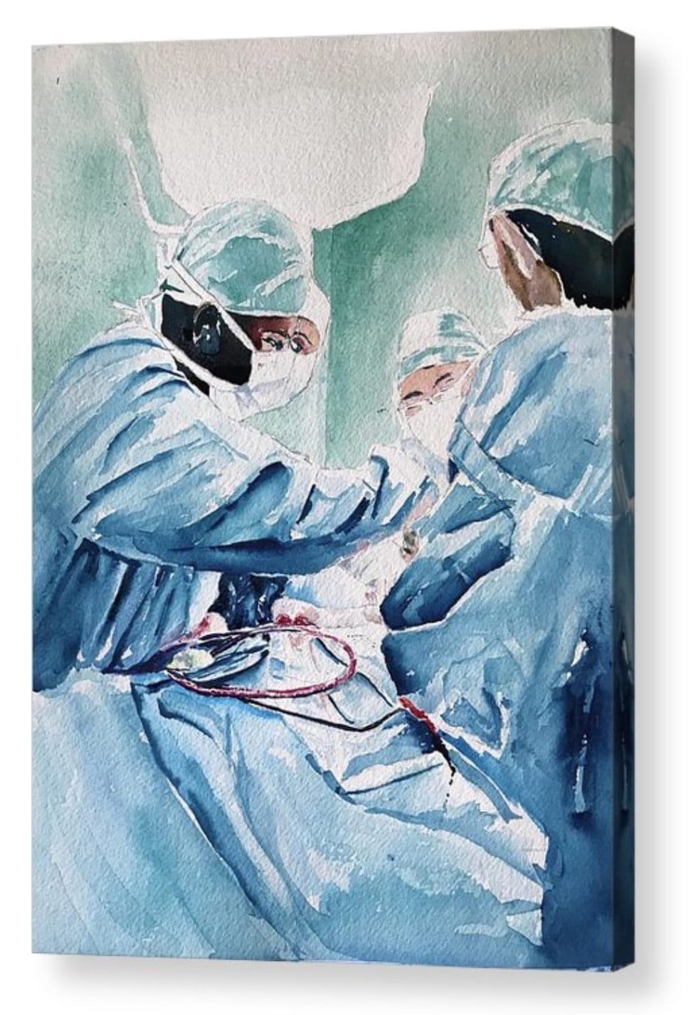 Medical Surgery Watercolor/doctors Office Art Watercolor | Etsy