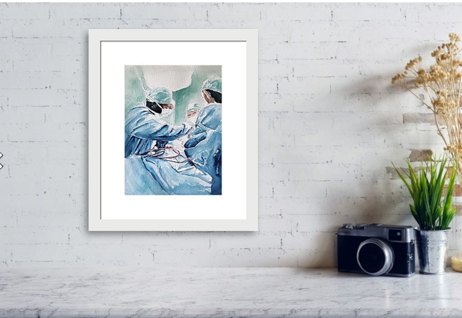 Medical Surgery Watercolor/doctors Office Art Watercolor, Watercolor ...