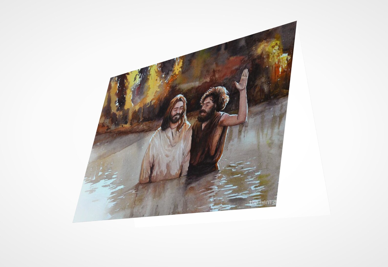 Baptism of Jesus Christ/ Jesus and John the Baptist/biblical Scenes in ...