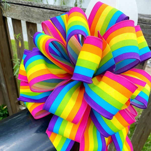 Rainbow Ribbon - Etsy