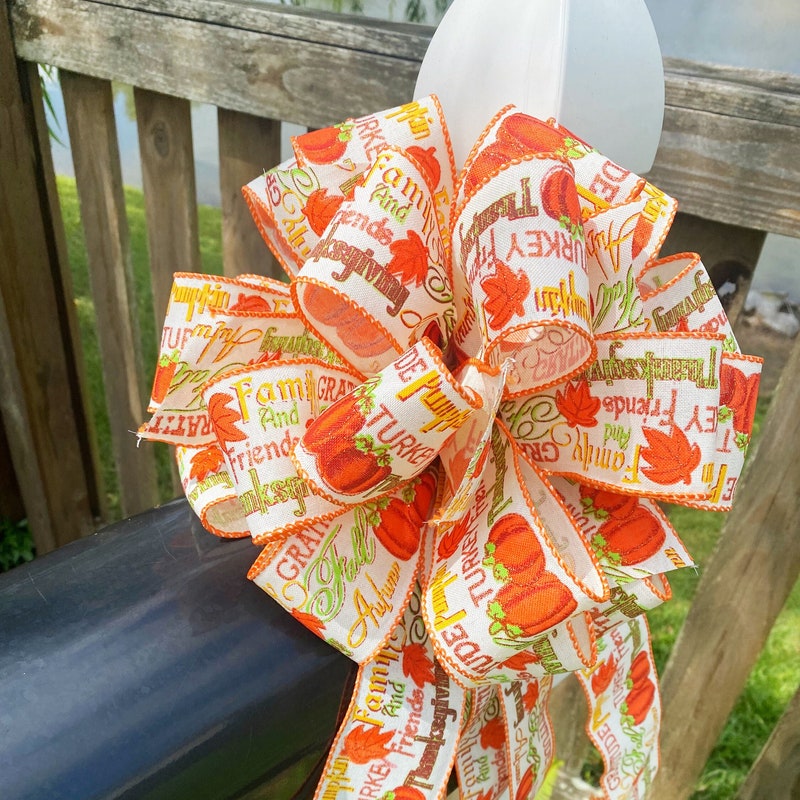 Thanksgiving Bows - Etsy