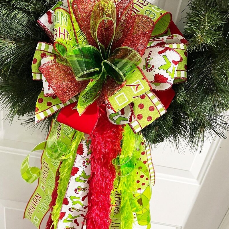 Grinch Ribbon - Etsy