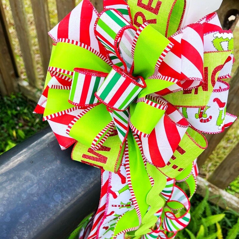 Grinch Ribbon - Etsy