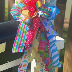 Summer Collection - Summer Bow,summer Decor,bow,bows,wreath Bow,mailbox ...