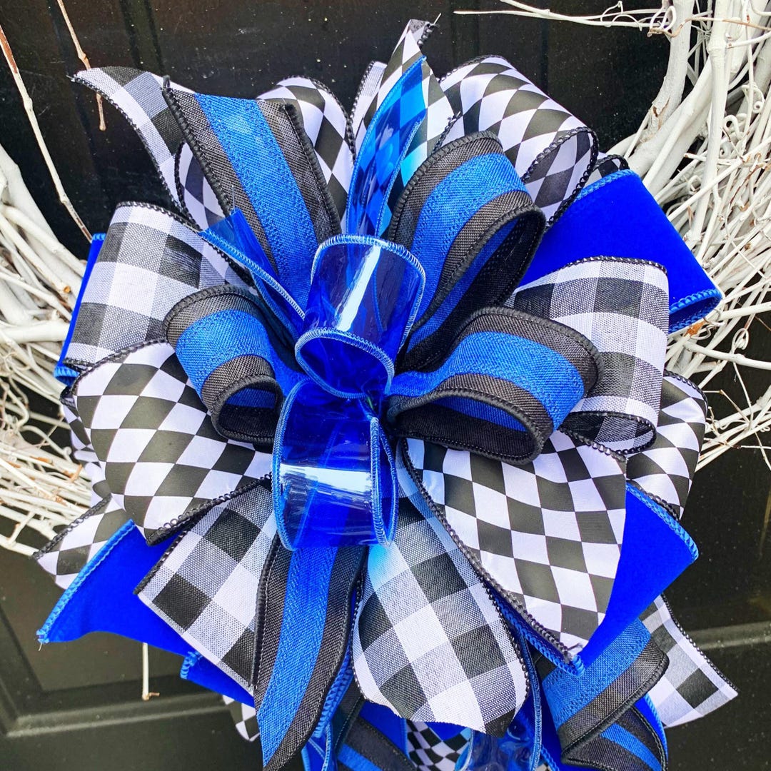 Back the Blue Bow: Law Enforcement Decor - Etsy