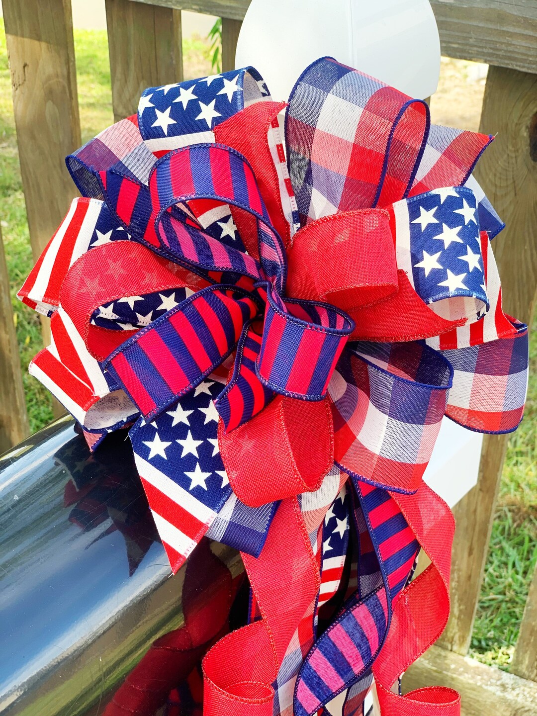 Patriotic Collection - Patriotic Bow,patriotic, Patriotic Decor ...