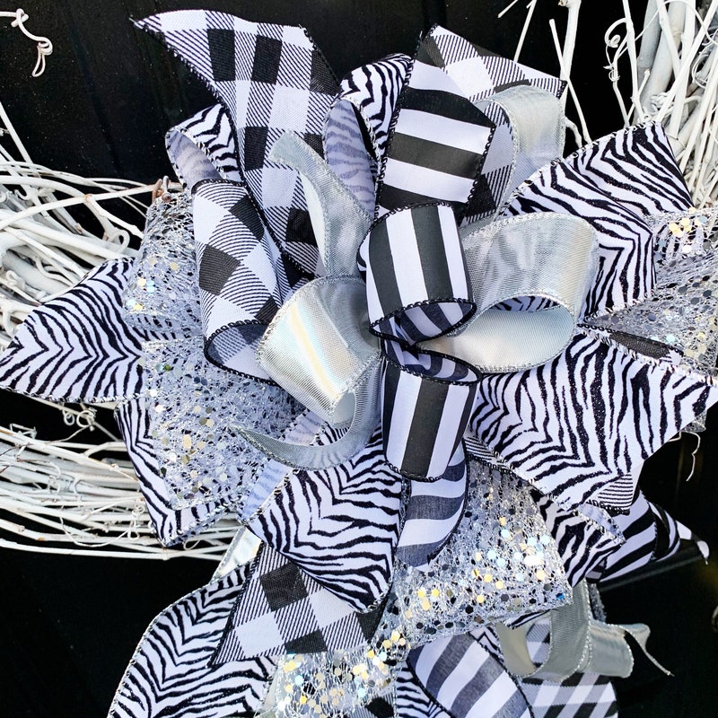 Zebra Wreath - Etsy