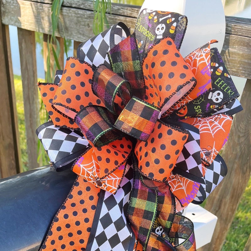Halloween Bow - Etsy