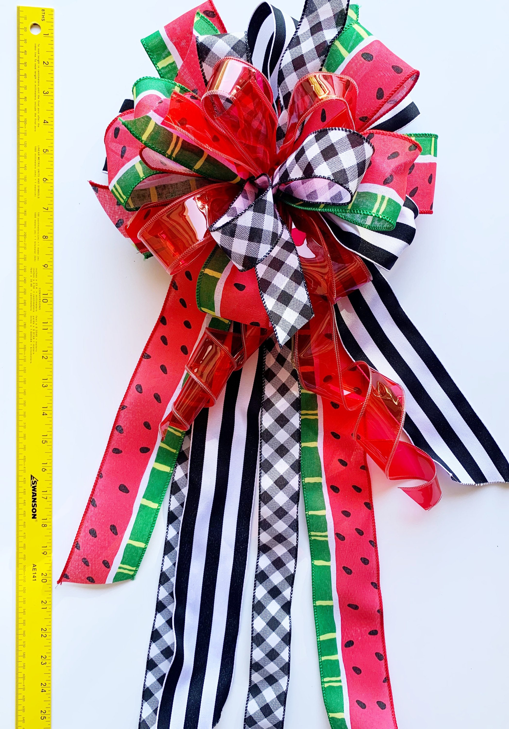 Everyday Collection Watermelon Bow Watermelon Ribbon - Etsy