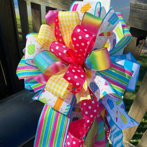 Summer Collection - Summer Bow,summer Decor,bow,bows,wreath Bow,mailbox ...