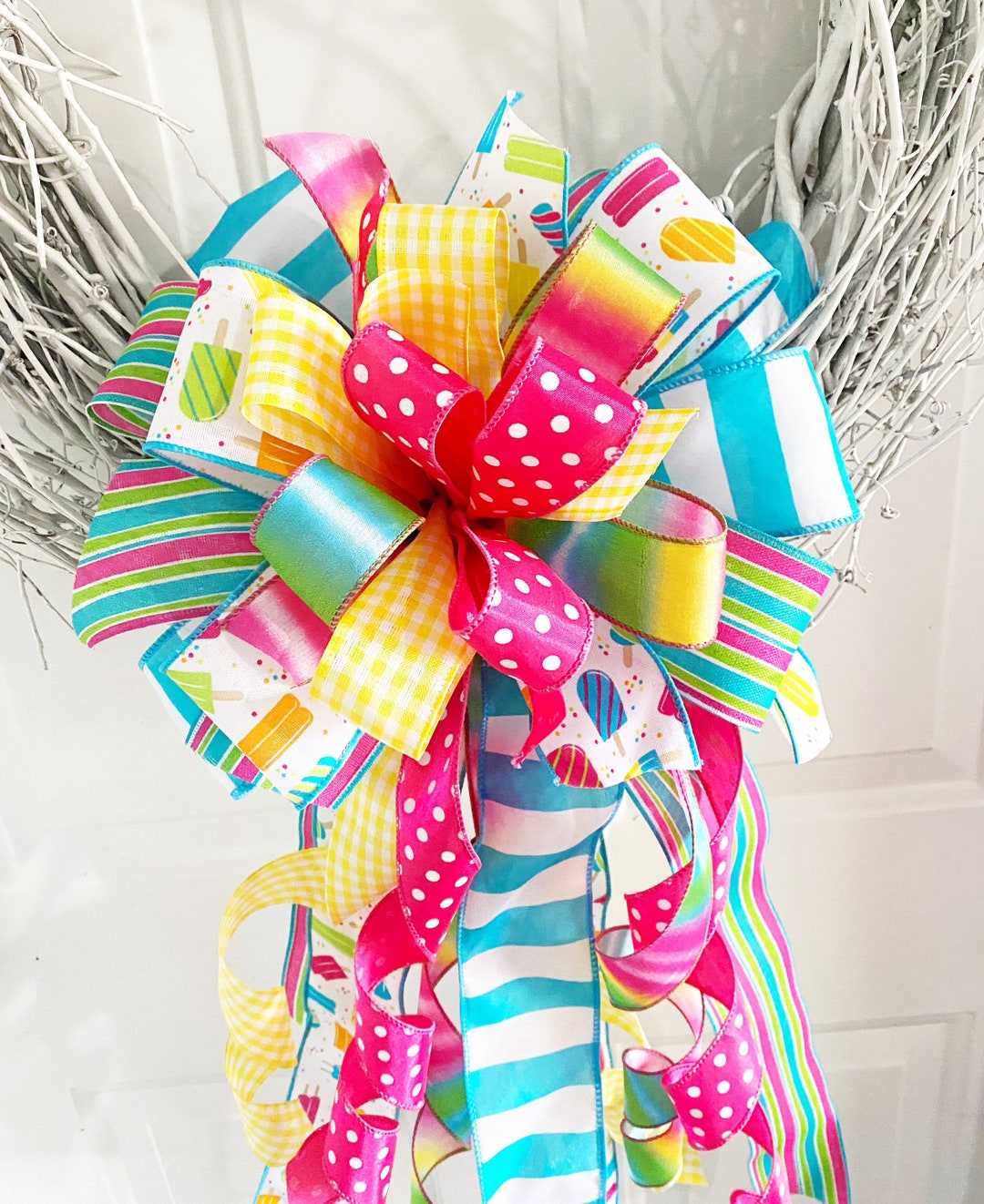 Summer Collection - Summer Bow,summer Decor,bow,bows,wreath Bow,mailbox ...