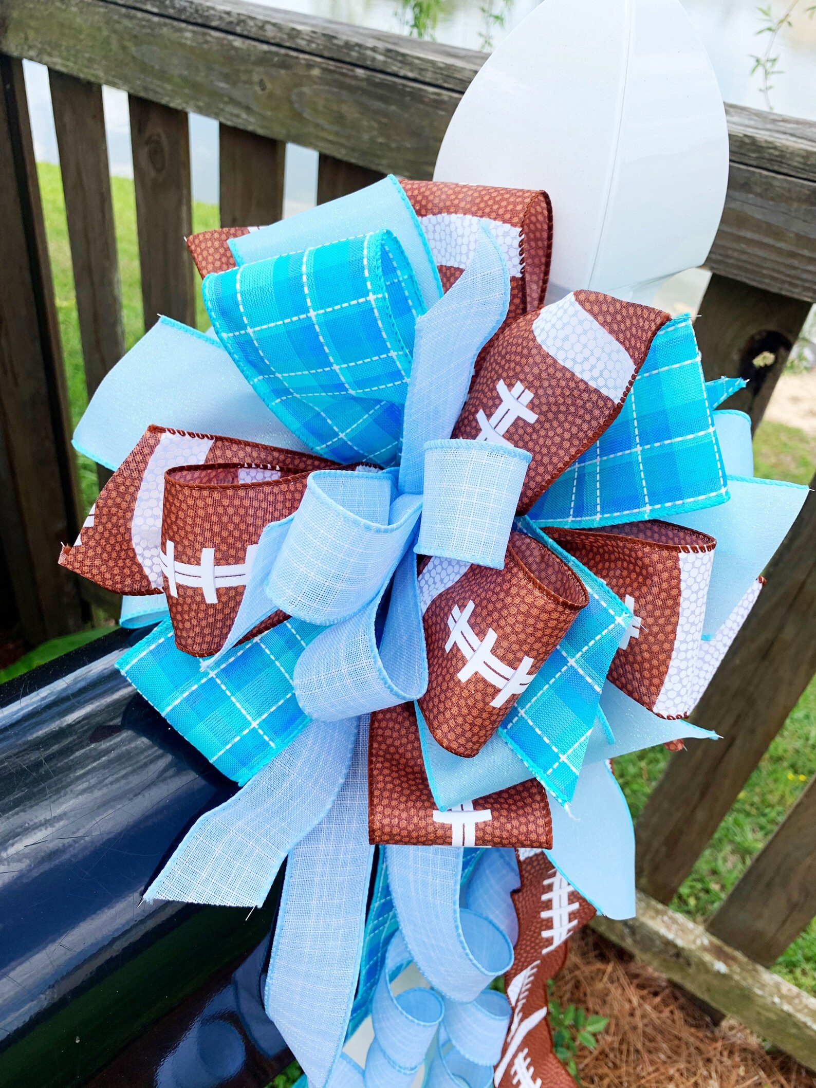 Sports Collection footballfootball Ribbon Football - Etsy