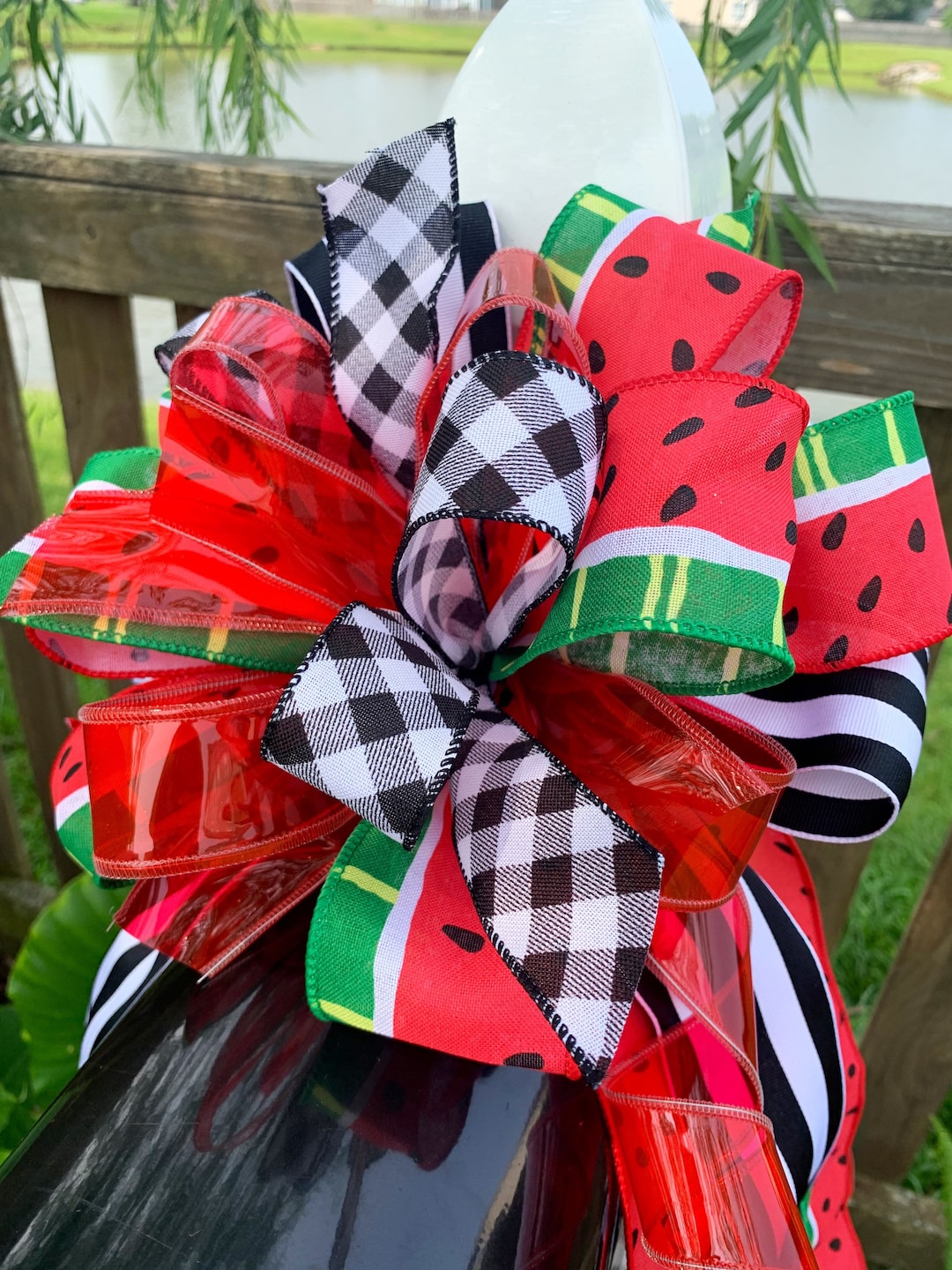 Everyday Collection - Watermelon Bow, Watermelon Ribbon, Summer Bow ...