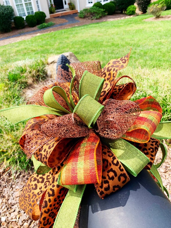 Fall Collection Green/brown Bow - Etsy