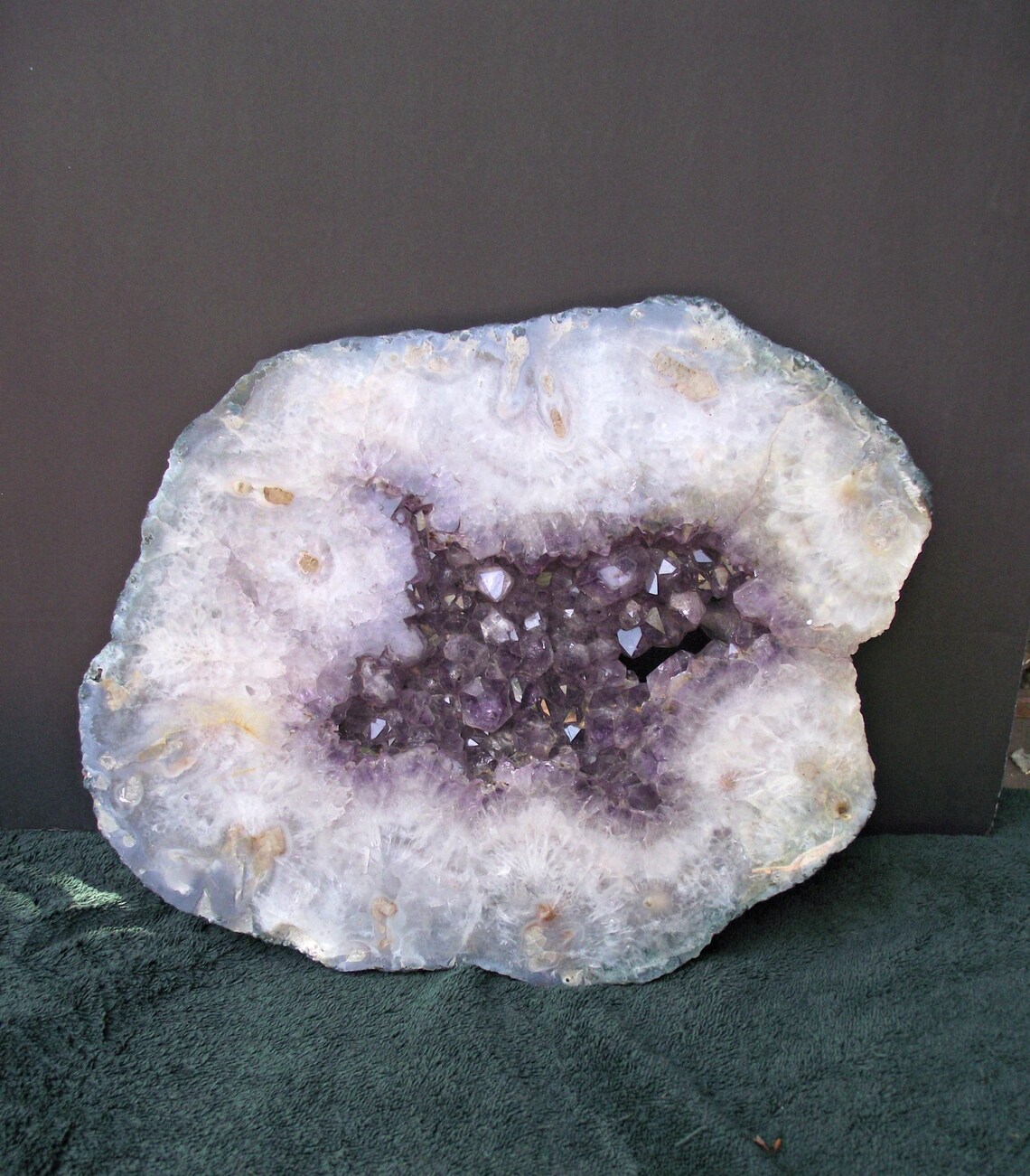 Large Amethyst Geode Slice/ Huge Amethyst Geode/ Pink Amethyst - Etsy
