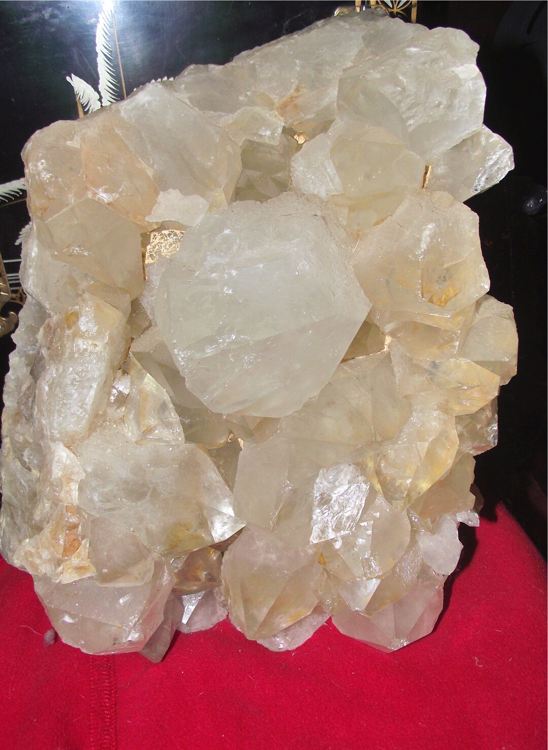 Huge Massive Crystal Cluster / Natural Large Crystal / 26 Pound Natural ...