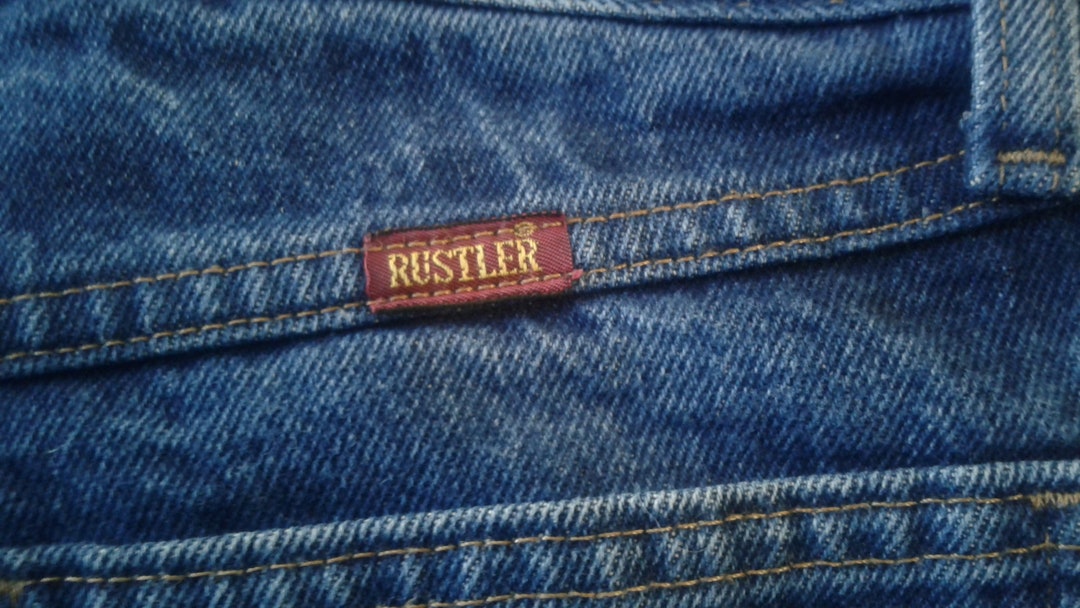 Rustler Vintage Men's Blue Jeans Made in Mexico Men's - Etsy
