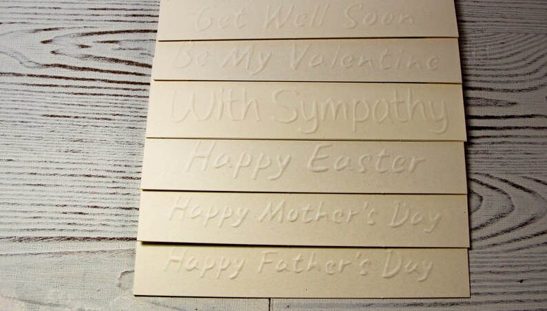 Assorted Hand Embossed Greeting Cards With Original Photographs ...