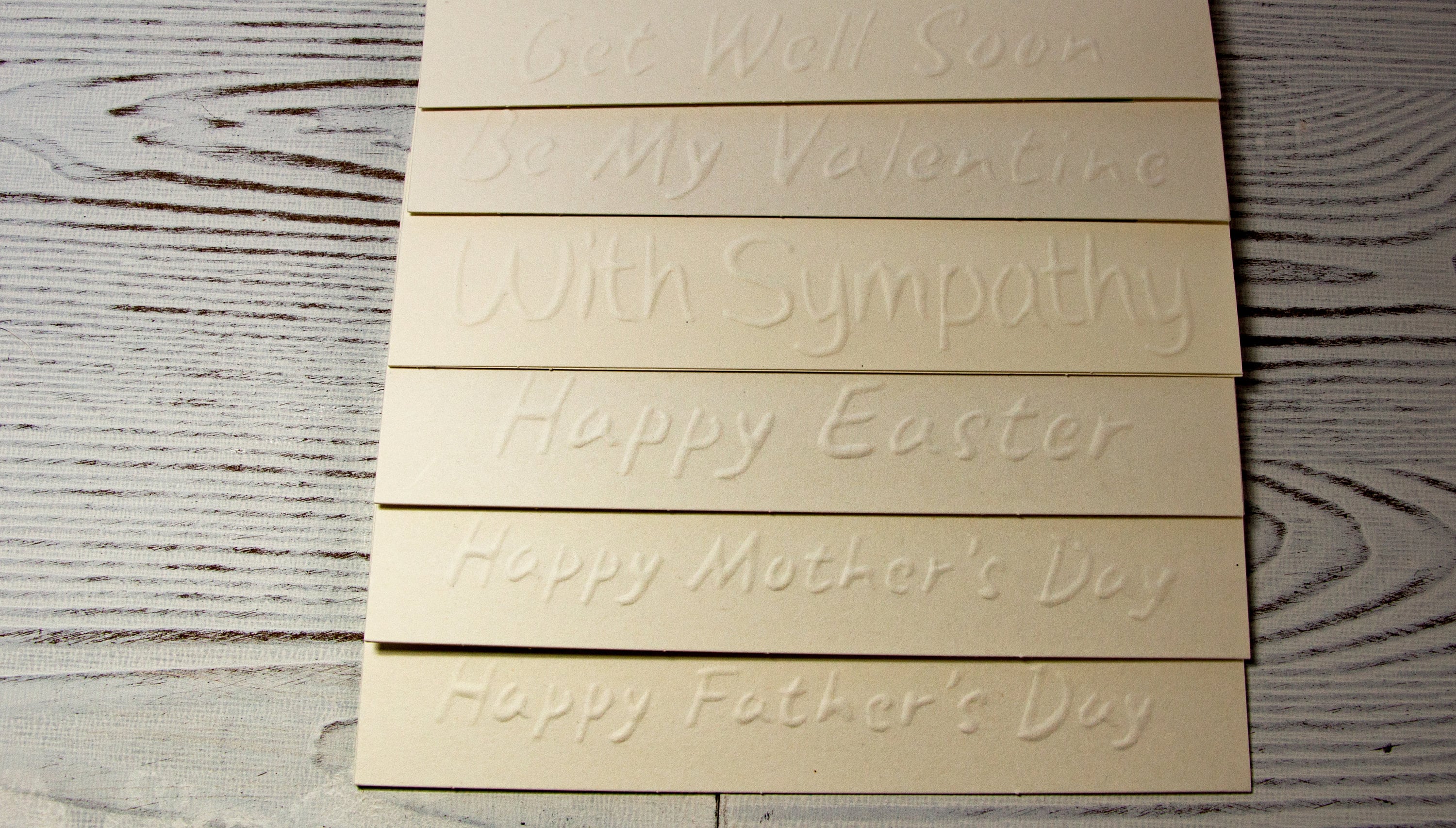 Assorted Hand Embossed Greeting Cards With Original Photographs ...