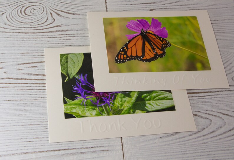 Assorted Hand Embossed Greeting Cards With Original Photographs ...