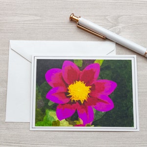 Blank Note Cards, Photo Notecards, Floral Stationery Set, Flower ...