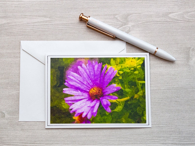 Blank Note Cards, Photo Notecards, Floral Stationery Set, Flower ...