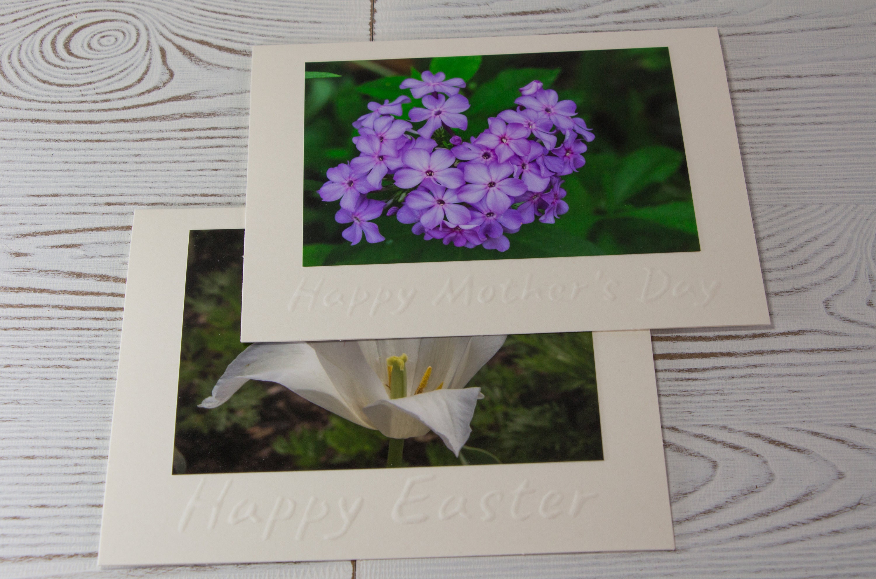Assorted Hand Embossed Greeting Cards With Original Photographs ...
