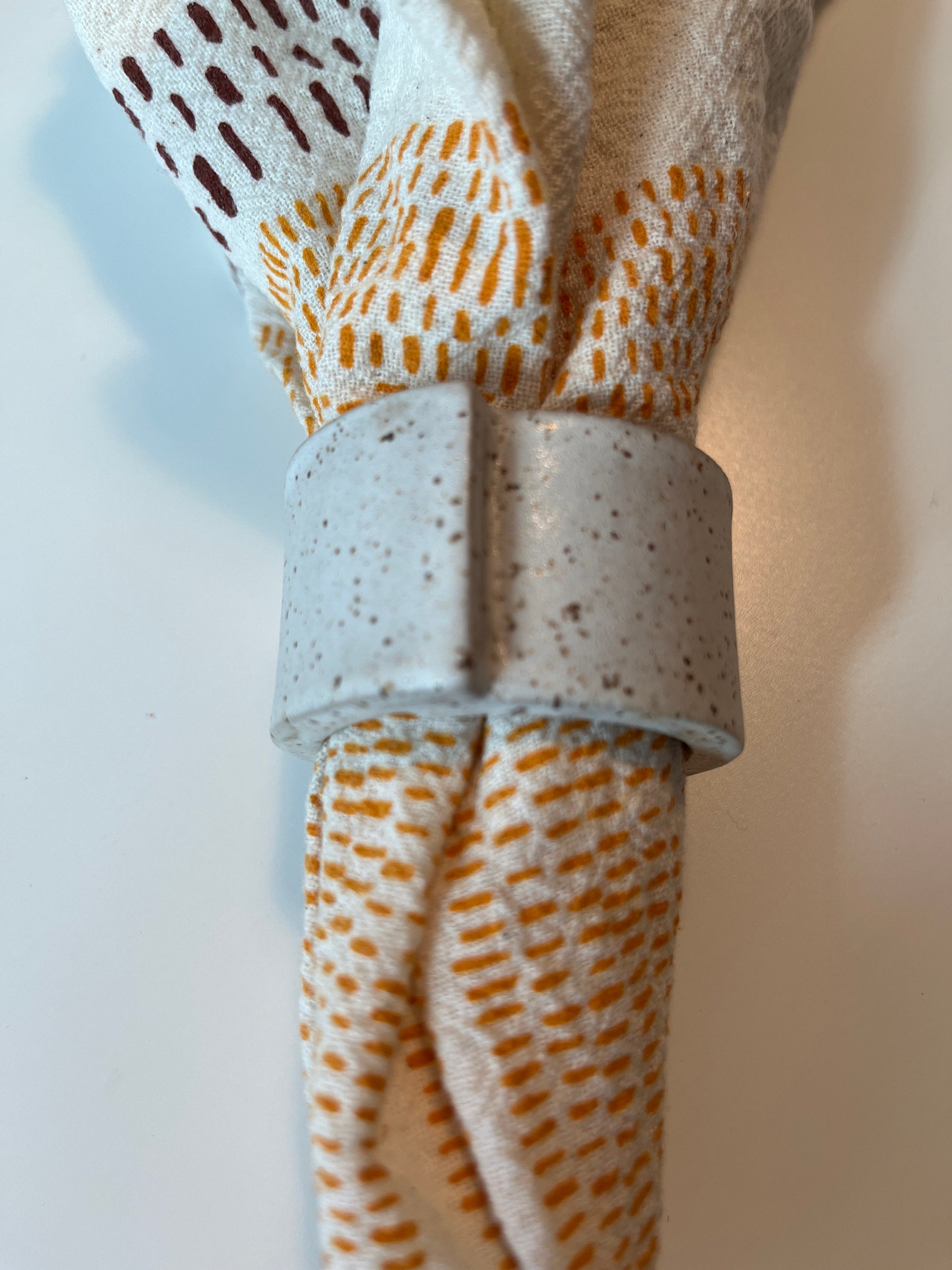 Stoneware Ceramic Napkin Rings - Etsy