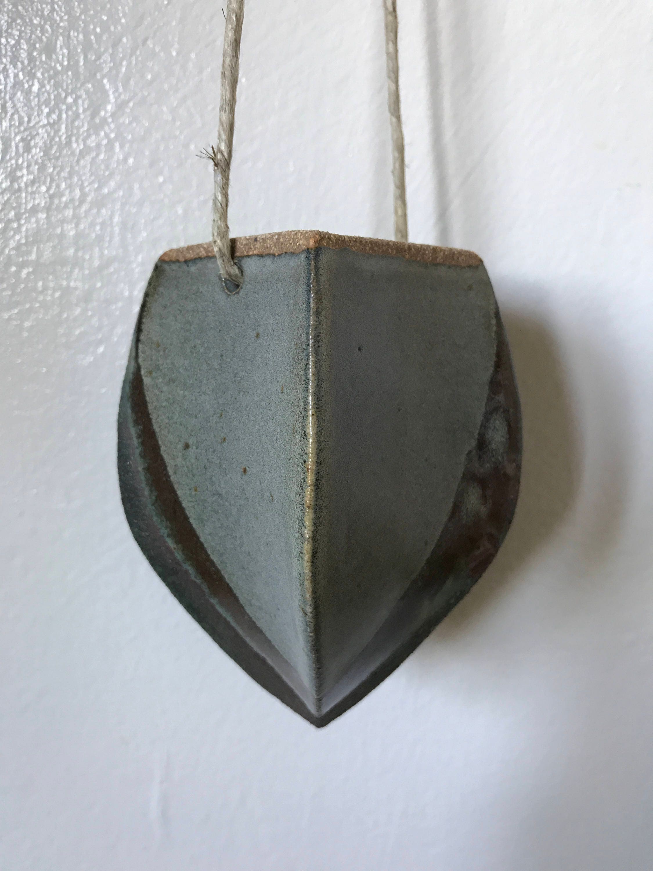 Small Ceramic Hanging Planter Pot - Etsy