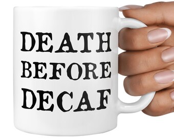 Dead Tired Enamel Coffee Mug Food Pun Cup Foodie Gift - Etsy