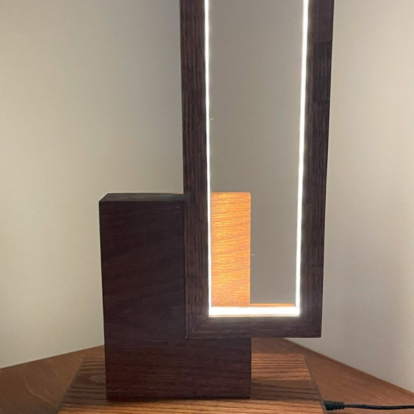 Wood Desk Lamp - Etsy
