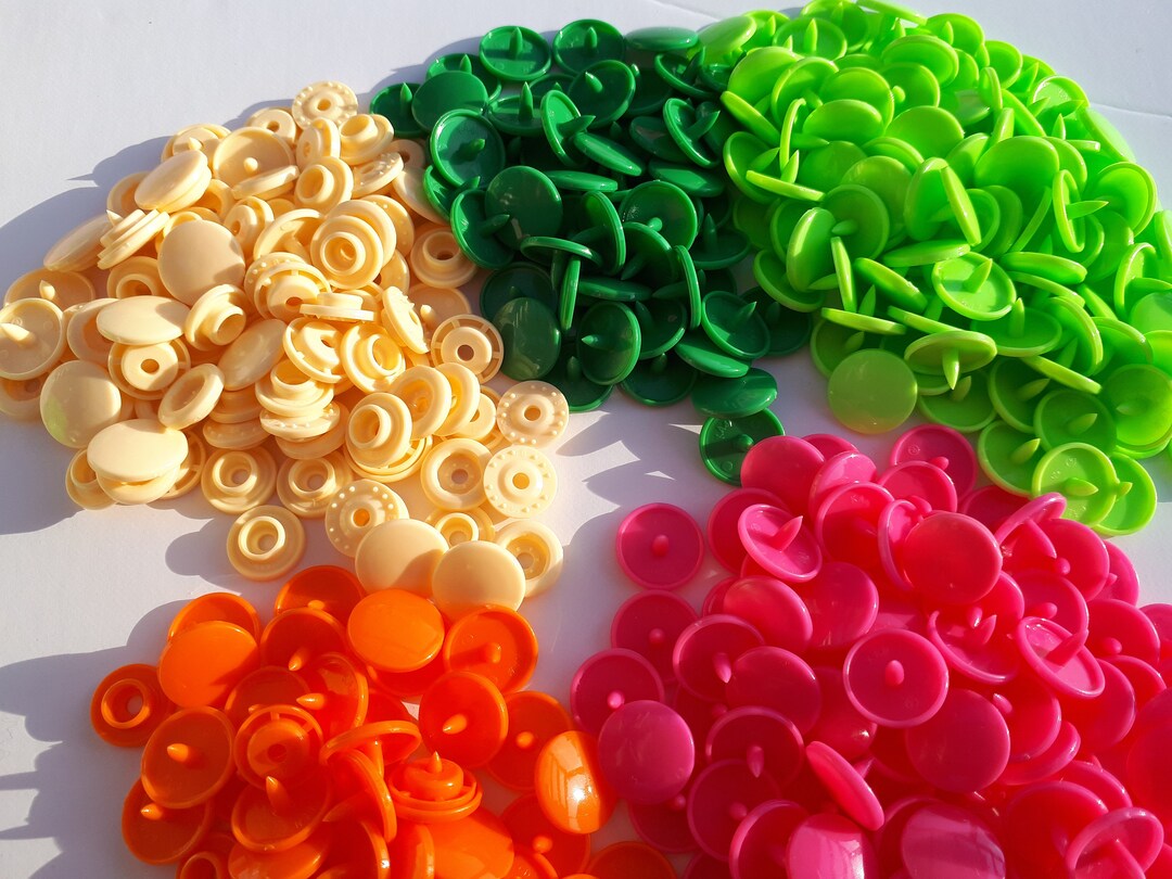 50 KAM Snaps T5, KAM Snaps Size 20, 50 Sets Plastic Snaps Size 20 ...