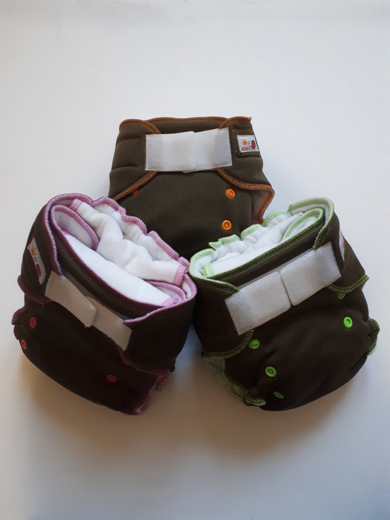 Bamboo Overnight Fitted Diaper: Windpro Outer, Super Absorbent - Etsy