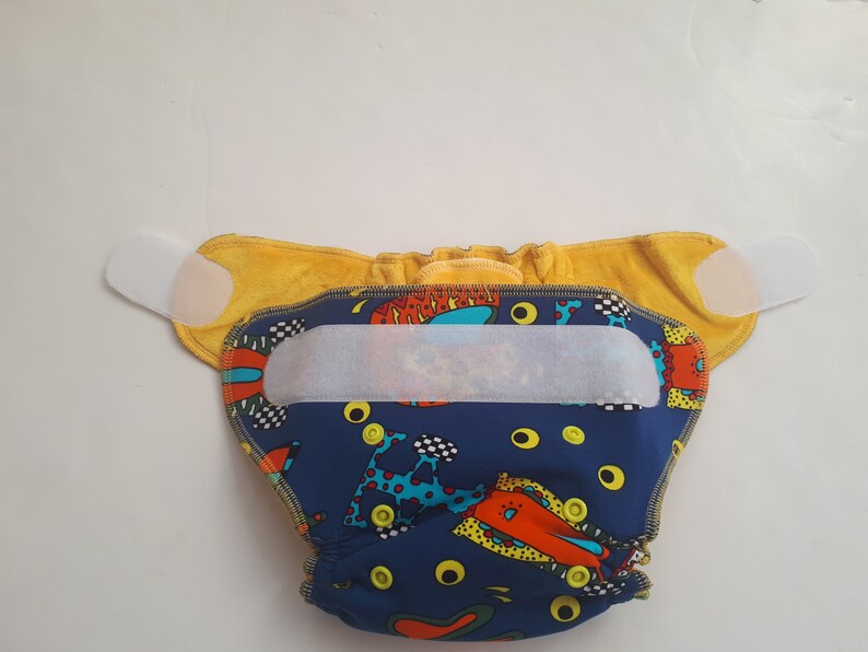 Fralda de pano ajustável de bambu, lavável e reutilizável. - Etsy Portugal