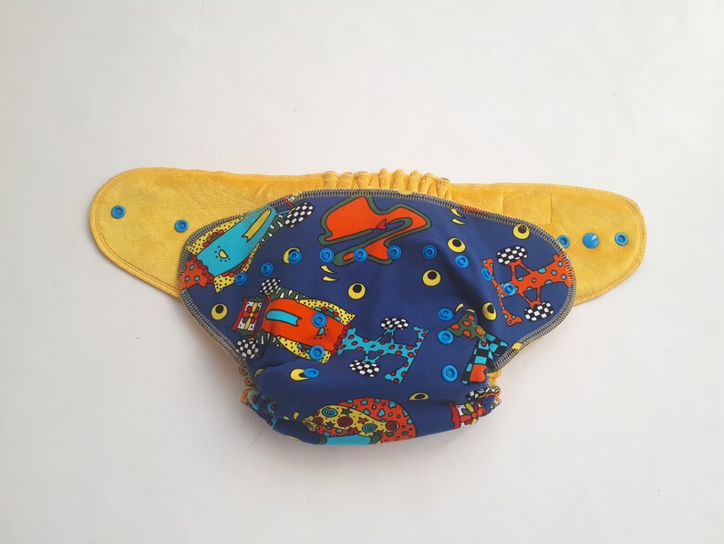 Fralda de pano ajustável de bambu, lavável e reutilizável. - Etsy Portugal