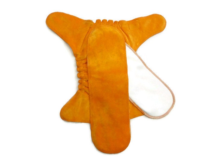 Bamboo Fitted Diaper / Contour Cloth Diaper / Snapless Fitted - Etsy