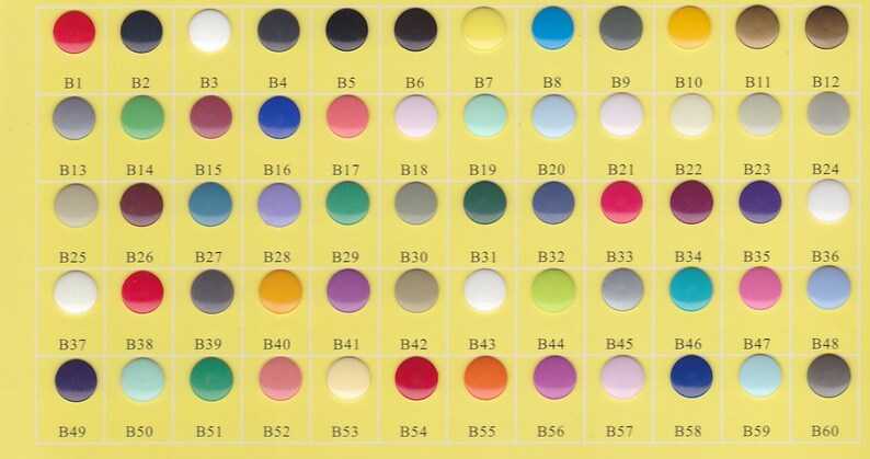 20 Sets KAM Snaps Size 20 / Plastic Snaps / KAM Snaps T5 / | Etsy