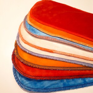 Set of 5 Bamboo Velour Inserts / Bamboo Boosters / Bamboo Cloth Diaper ...
