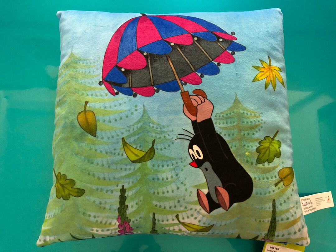 Krtek Pillow Little Mole Flying 30x30cm / Krtek Polštář 30x30cm, LetÍcÍ ...