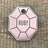 Dog ID Tag With Birthstone Crystal for Dogs or Cat, Personalized Custom ...