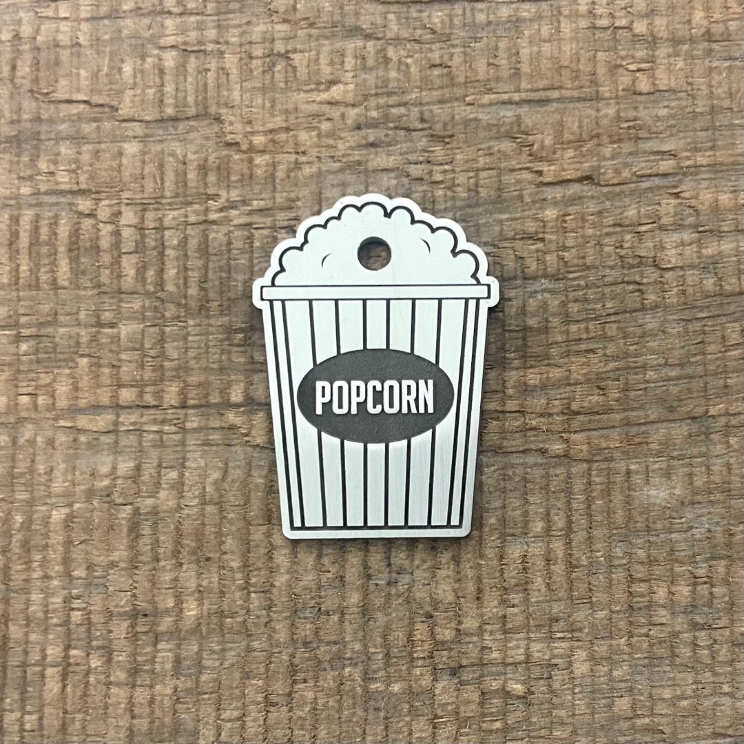 Popcorn Dog Tag, Kettle Corn Pet ID Tag, Cat ID Tag, Custom Dog Tags ...
