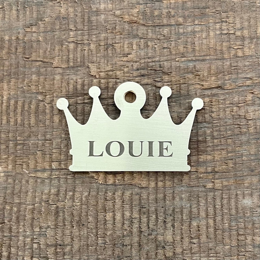 Crown Shape Dog Tag, Queen Pet ID Tag, King Pet Tag, Tiara Cat ID Tag ...