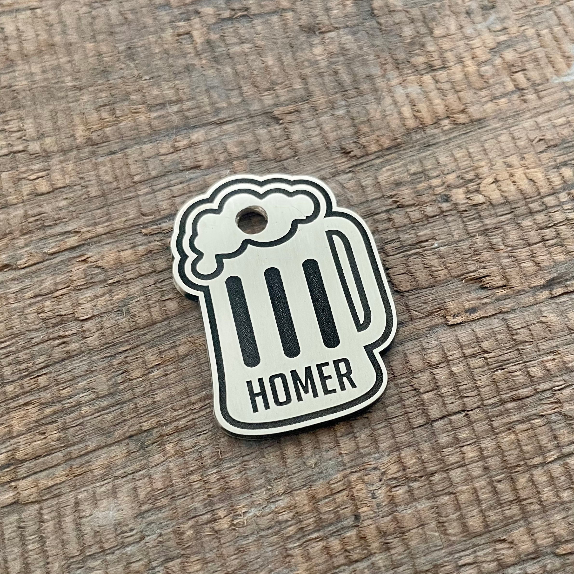 Beer Mug Dog Tag Pet ID Tag Beer Shape Dog Tag Custom Cat | Etsy