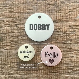 Choose Your Own Design Pet ID Tag, Cat ID Tag, Personalized Dog Tag ...