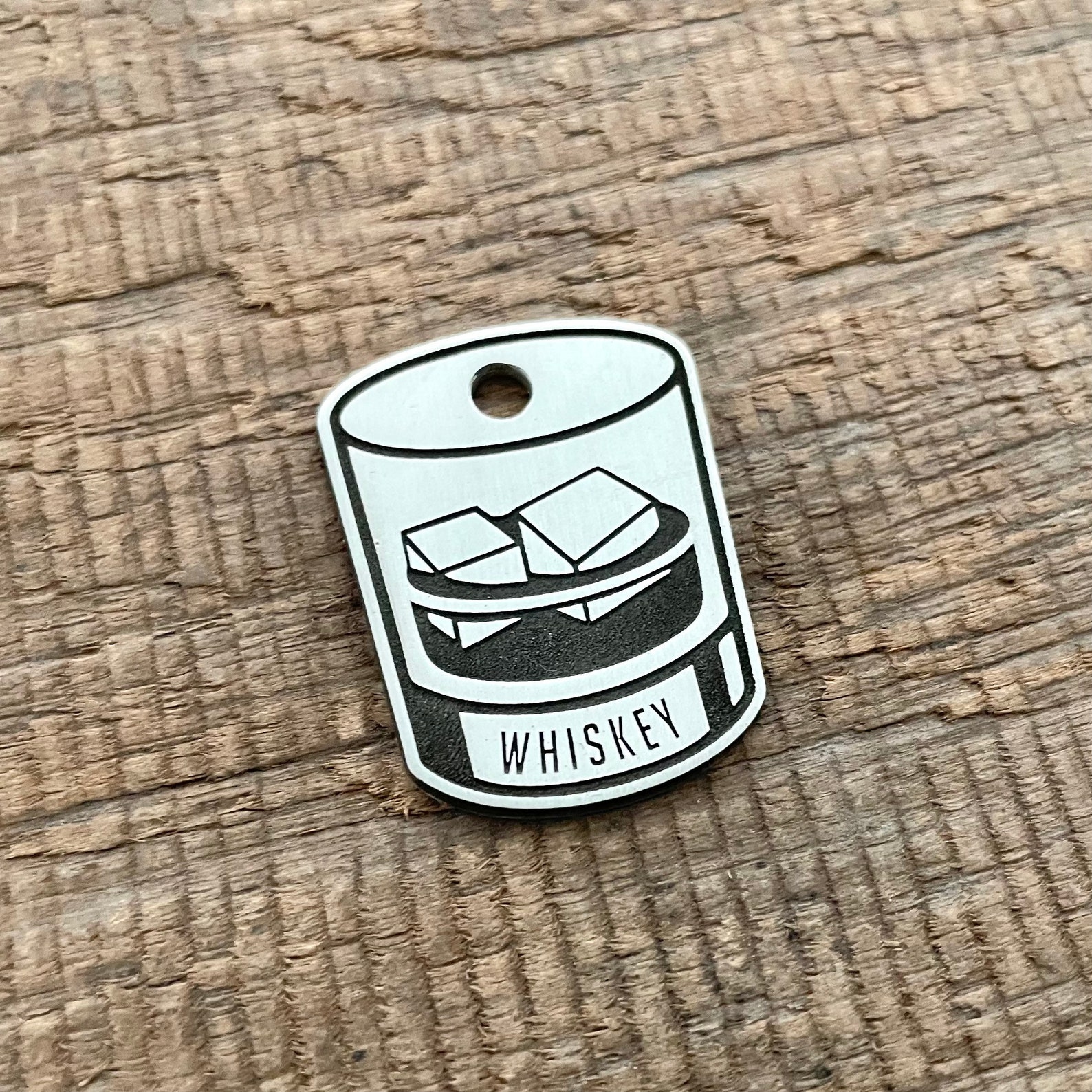 Whiskey Dog Tag, Whiskey Glass Pet ID Tag, Cat ID Tag, Custom Dog Tags ...