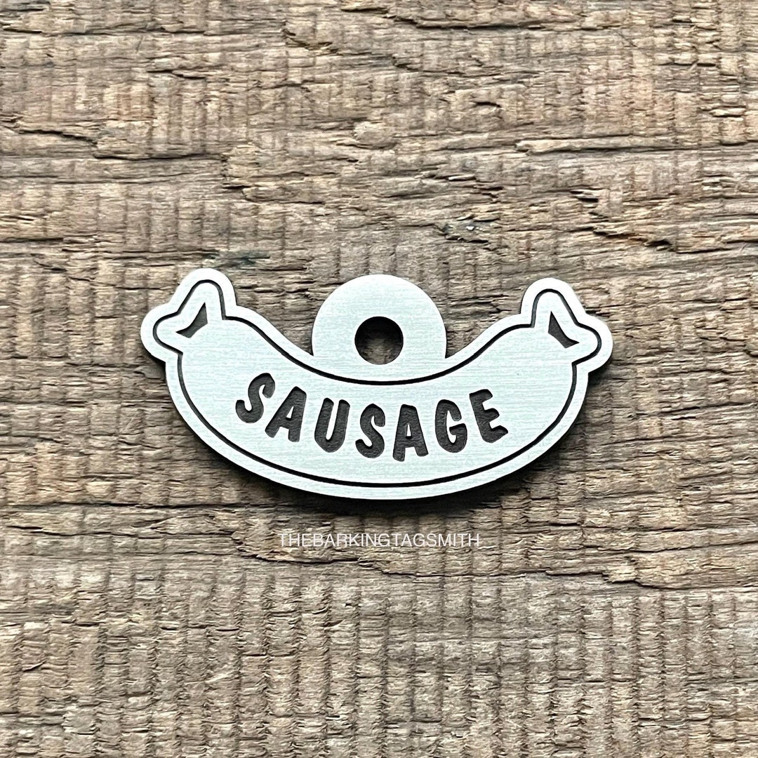 Sausage Shape Dog Tag, Snag Pet ID Tag, Cat ID Tag, Custom Dog Tags ...