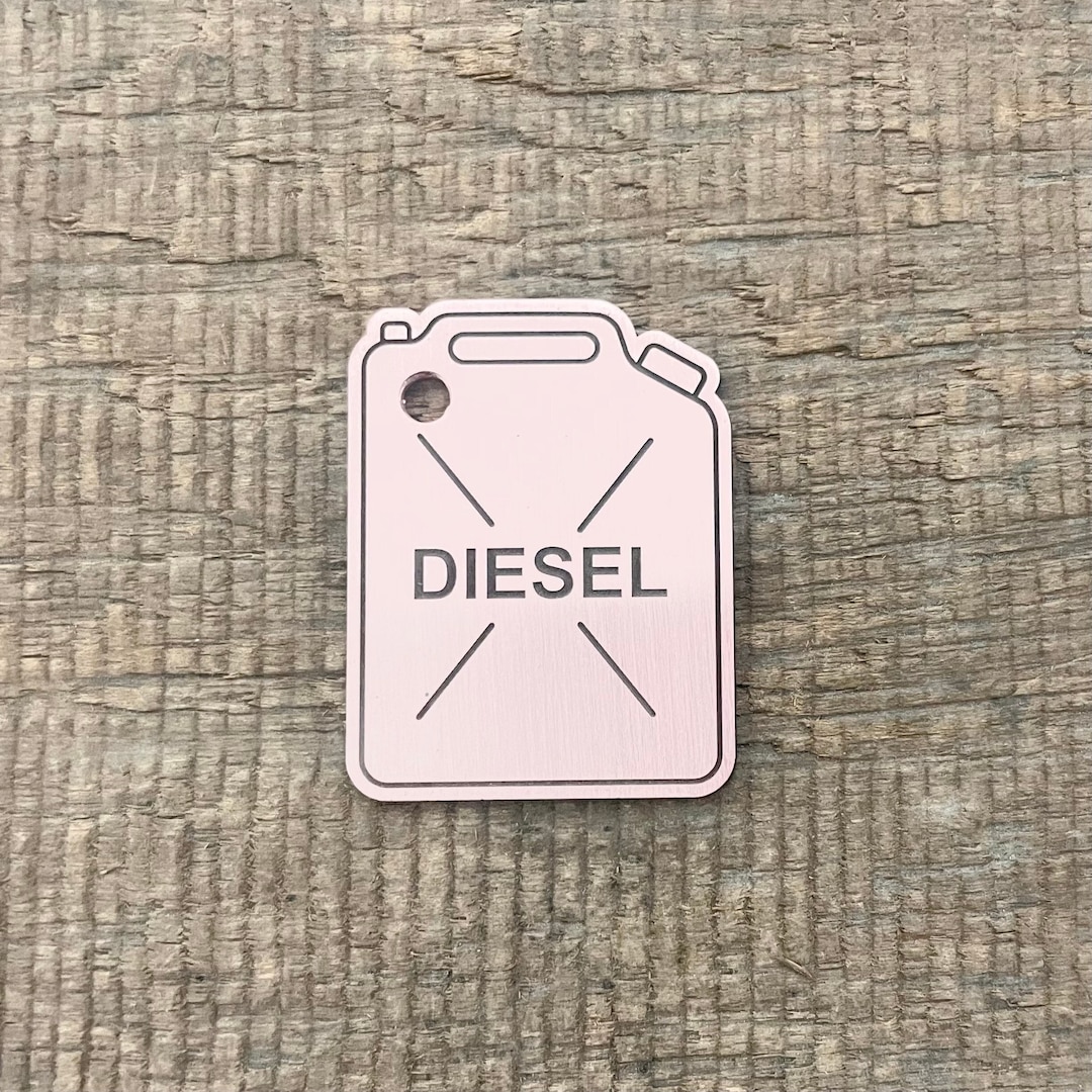 Deisel Dog Tag, Jerry Can Pet ID Tag, Custom Shape Tag, Cat ID Tag ...